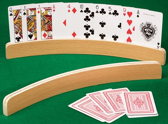 Wooden Curved Playing Card Holders – Yorksgamepieces